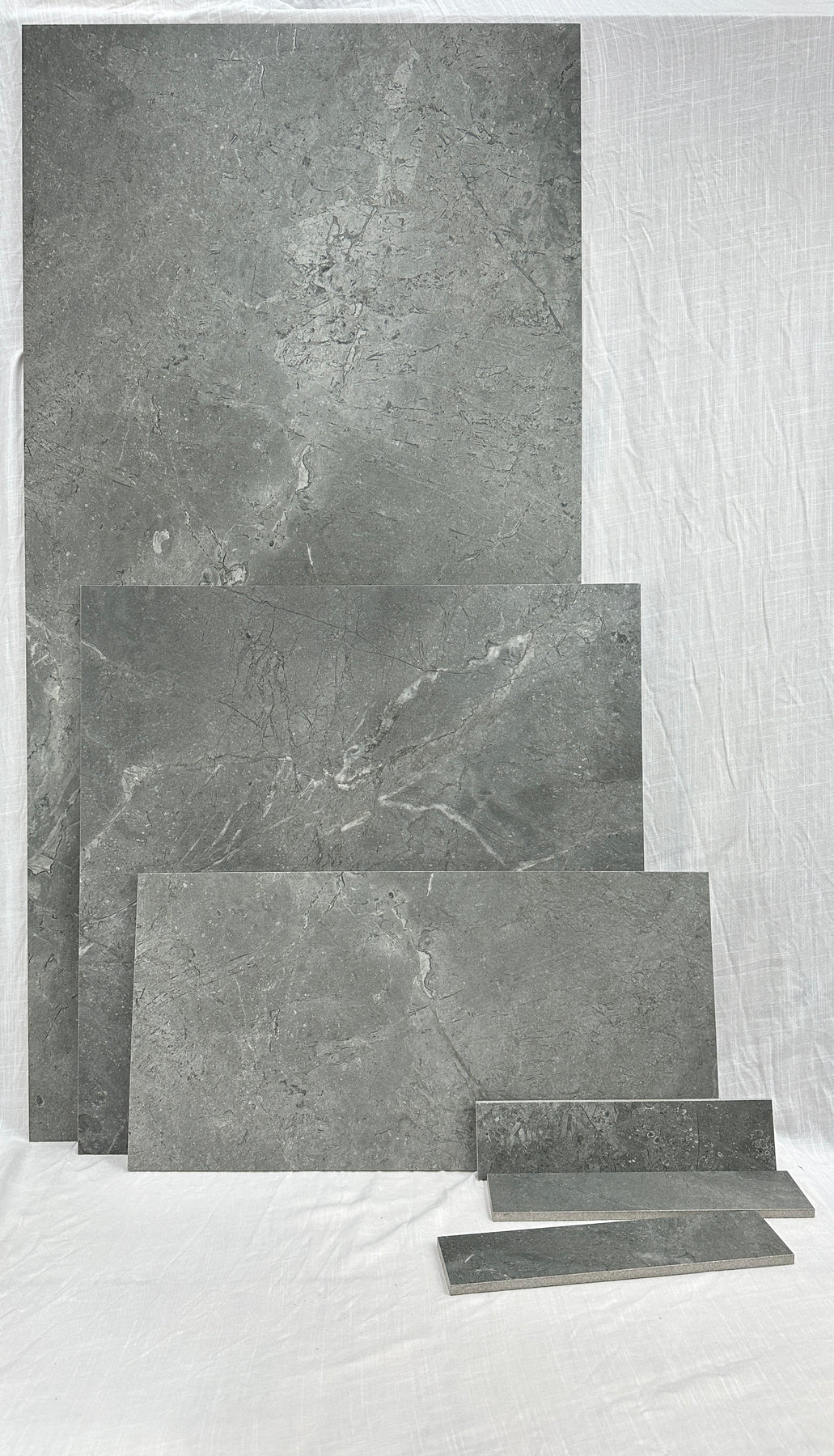 Amalfi Charcoal Stone Look Tiles – Ammonite Living